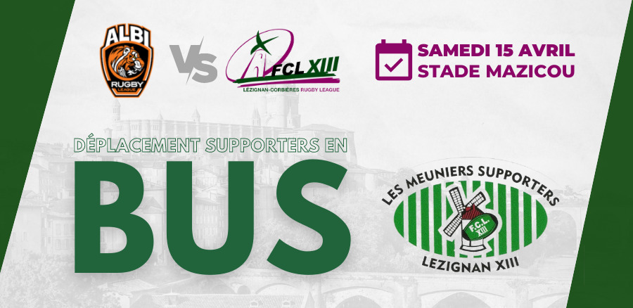 Déplacement à Albi - FC.LÉZIGNAN XIII | Site Officiel