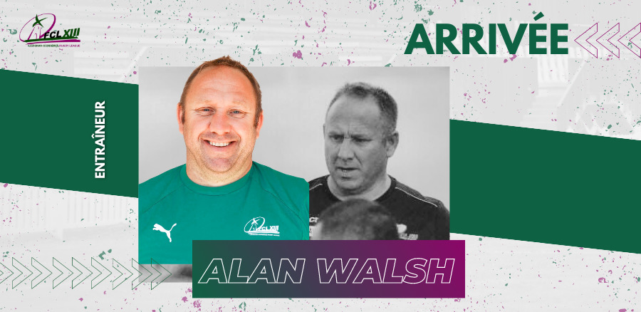Alan Walsh, nouvel entraîneur de l'Élite 1. - FC.LÉZIGNAN XIII | Site Officiel